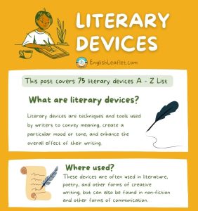 75 Literary Devices (A to Z List) | Definitions & Examples - EnglishLeaflet