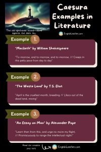 What is Caesura? (Examples, Types, Functions) - EnglishLeaflet