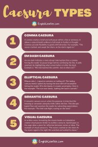 What is Caesura? (Examples, Types, Functions) - EnglishLeaflet