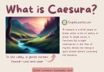 What is Caesura? (Examples, Types, Functions) - EnglishLeaflet