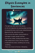 Ellipsis Examples (in literature & sentences) - EnglishLeaflet
