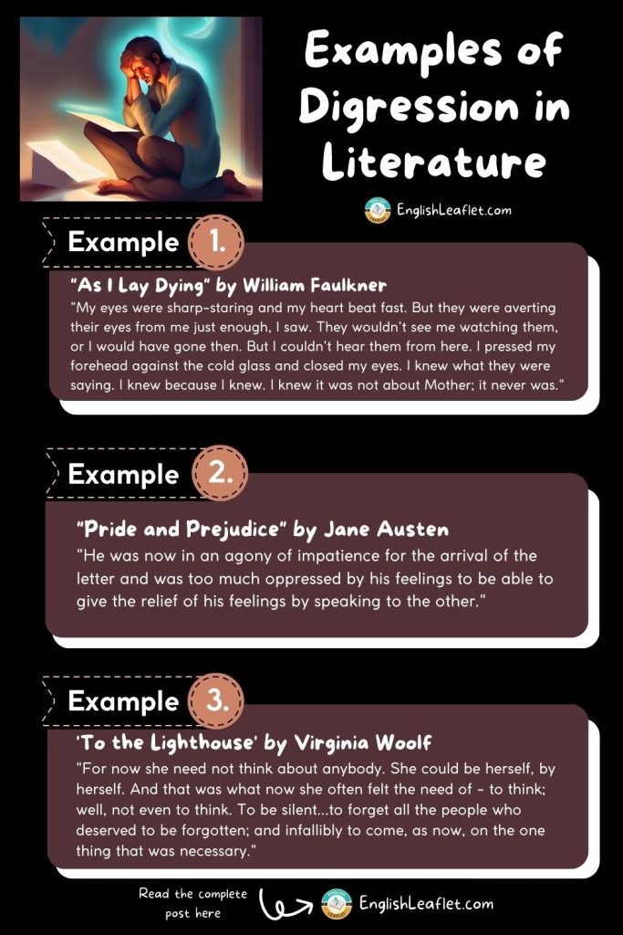 Examples of Digression in Literature - EnglishLeaflet