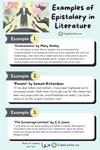 Examples of Epistolary in Literature - EnglishLeaflet