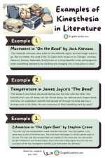 Examples of Kinesthesia in Literature - EnglishLeaflet