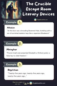 The Crucible Escape Room Literary Devices - EnglishLeaflet