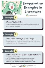 Literary Devices: Exaggeration Examples in Literature - EnglishLeaflet