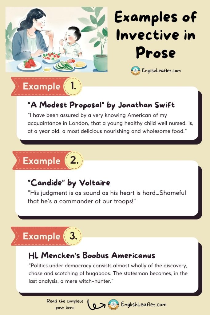 Examples of Invective in Prose and Poetry - EnglishLeaflet