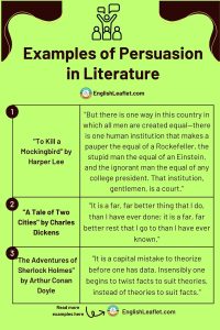 Persuasion in Literature (Examples & Importance) - EnglishLeaflet