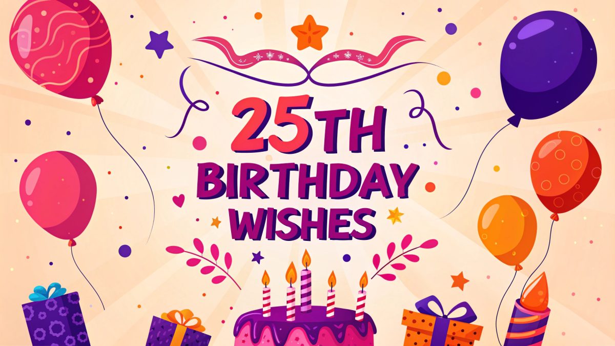 25th Birthday Wishes: Ignite Epic Milestones with Joyful Sparks ...