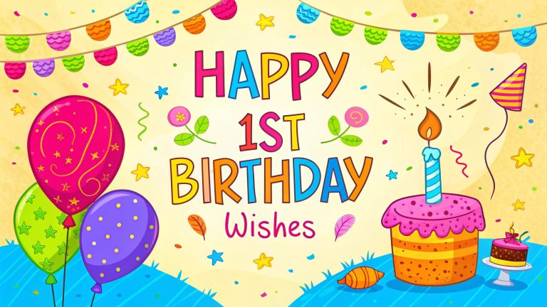 Happy 1st Birthday Wishes: Joyful Sparks to Celebrate Your Baby’s First ...